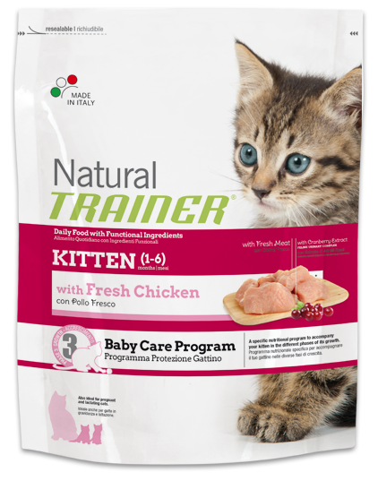 Trainer Natural Kitten kuracie 300g | krmiva | granule | Mačka doma ...